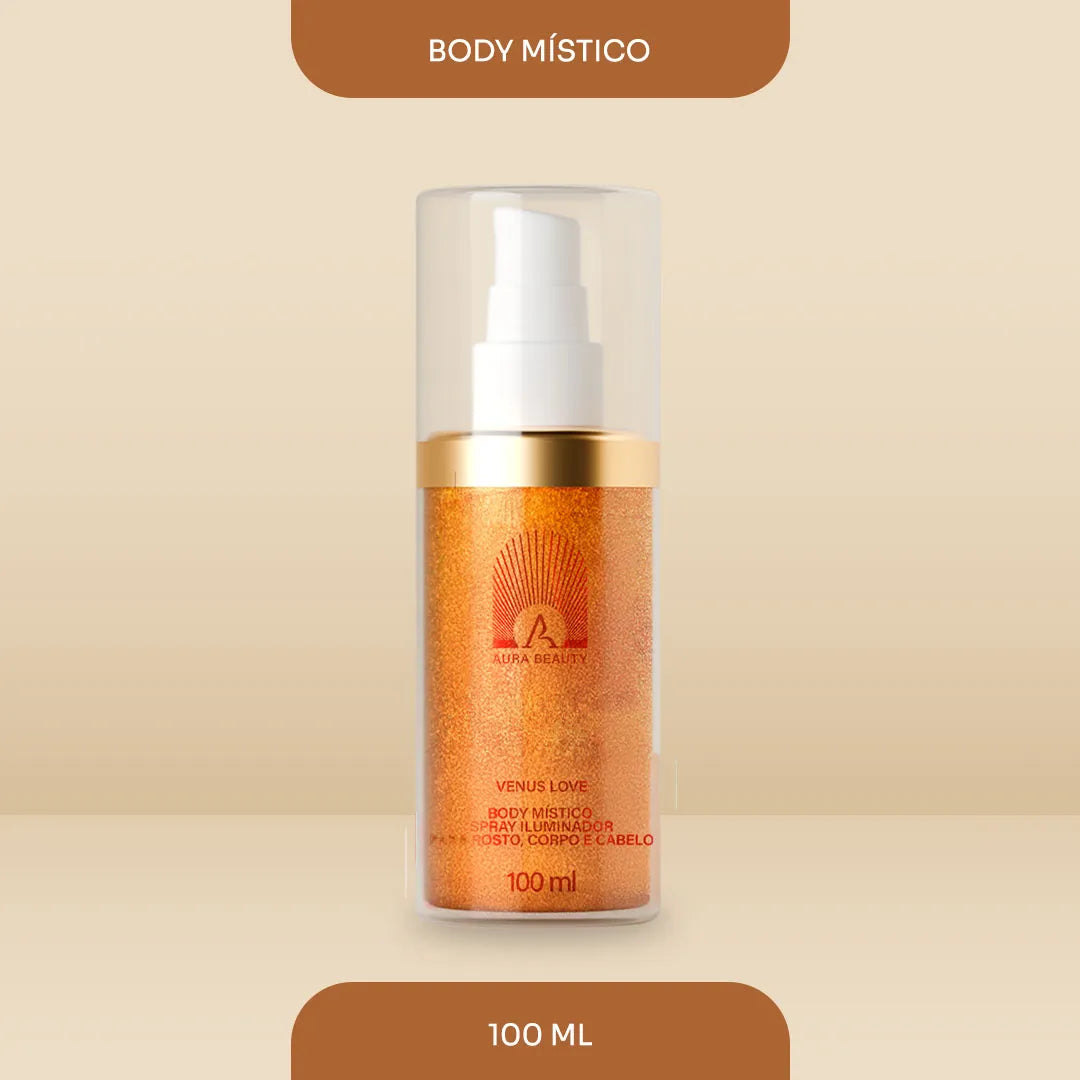 Body Místico Venus Love – Body Splash Para Cabelo e Pele – AURA Beauty Club